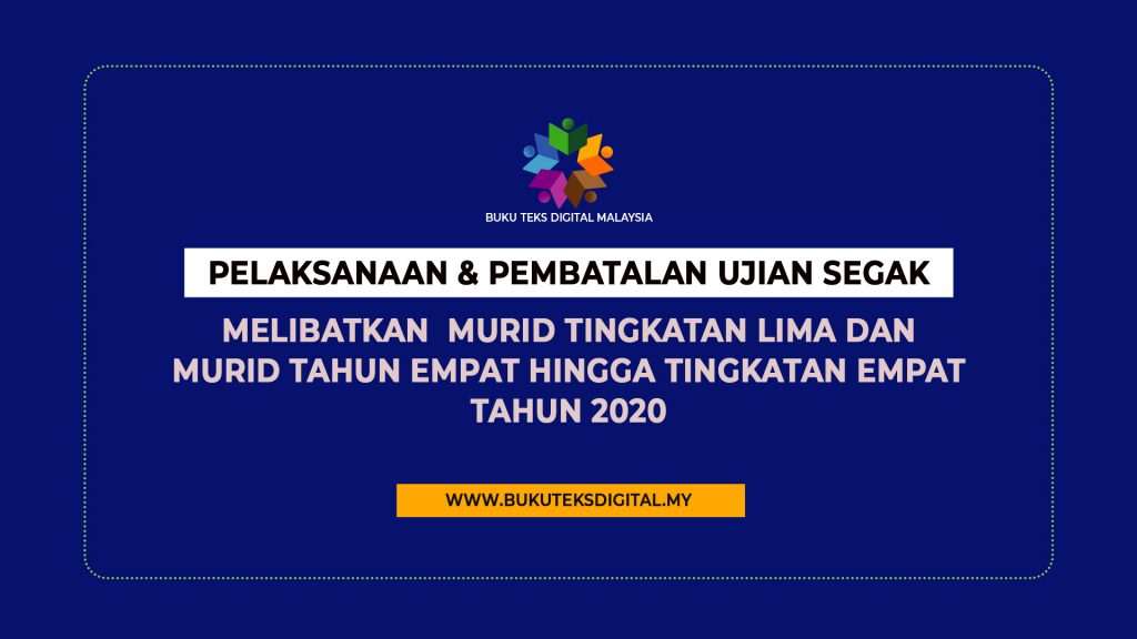 Pelaksanaan Ujian SEGAK Untuk Murid Tingkatan 5 dan Pembatalan Untuk ...